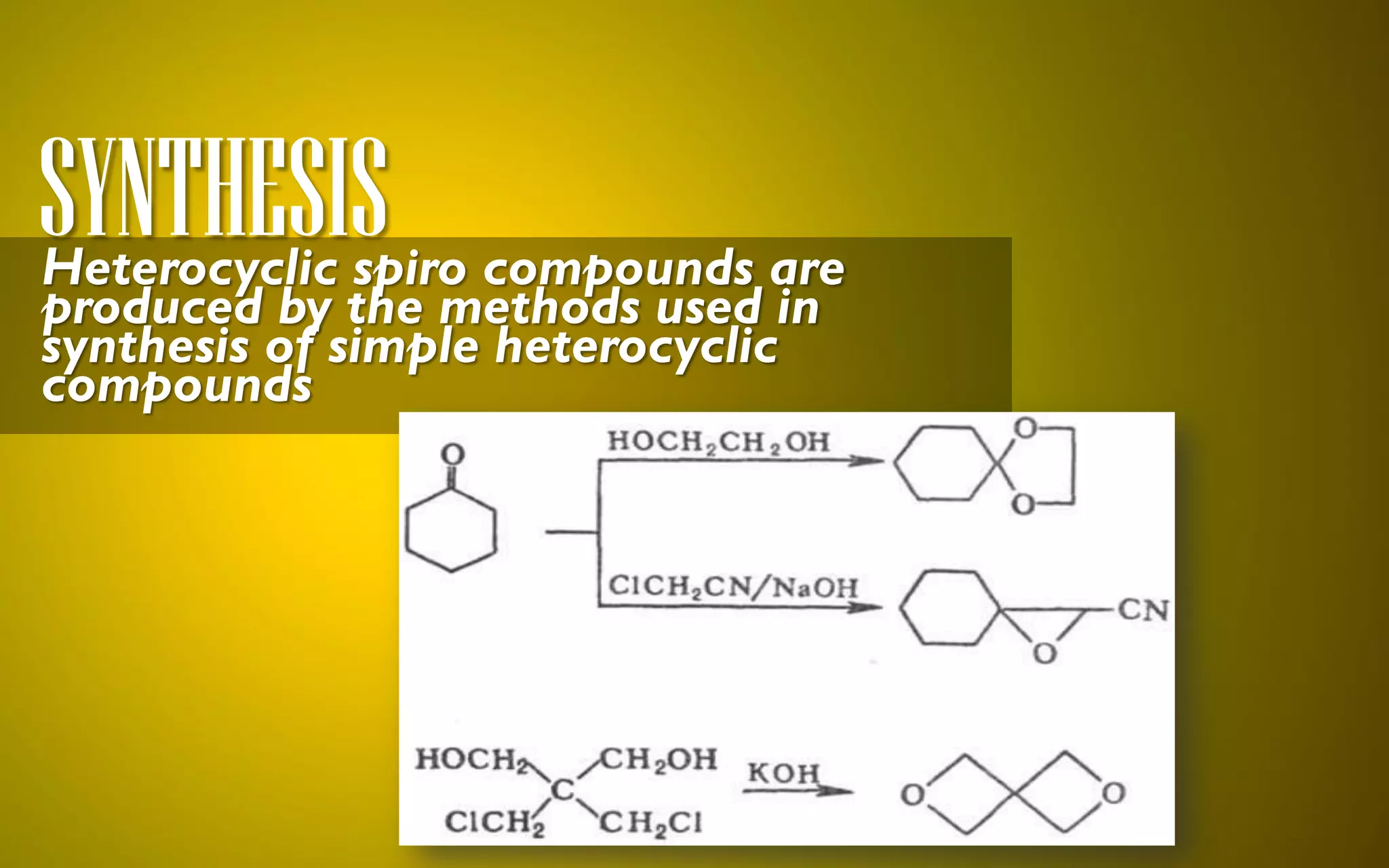 Spirocompounds | PDF