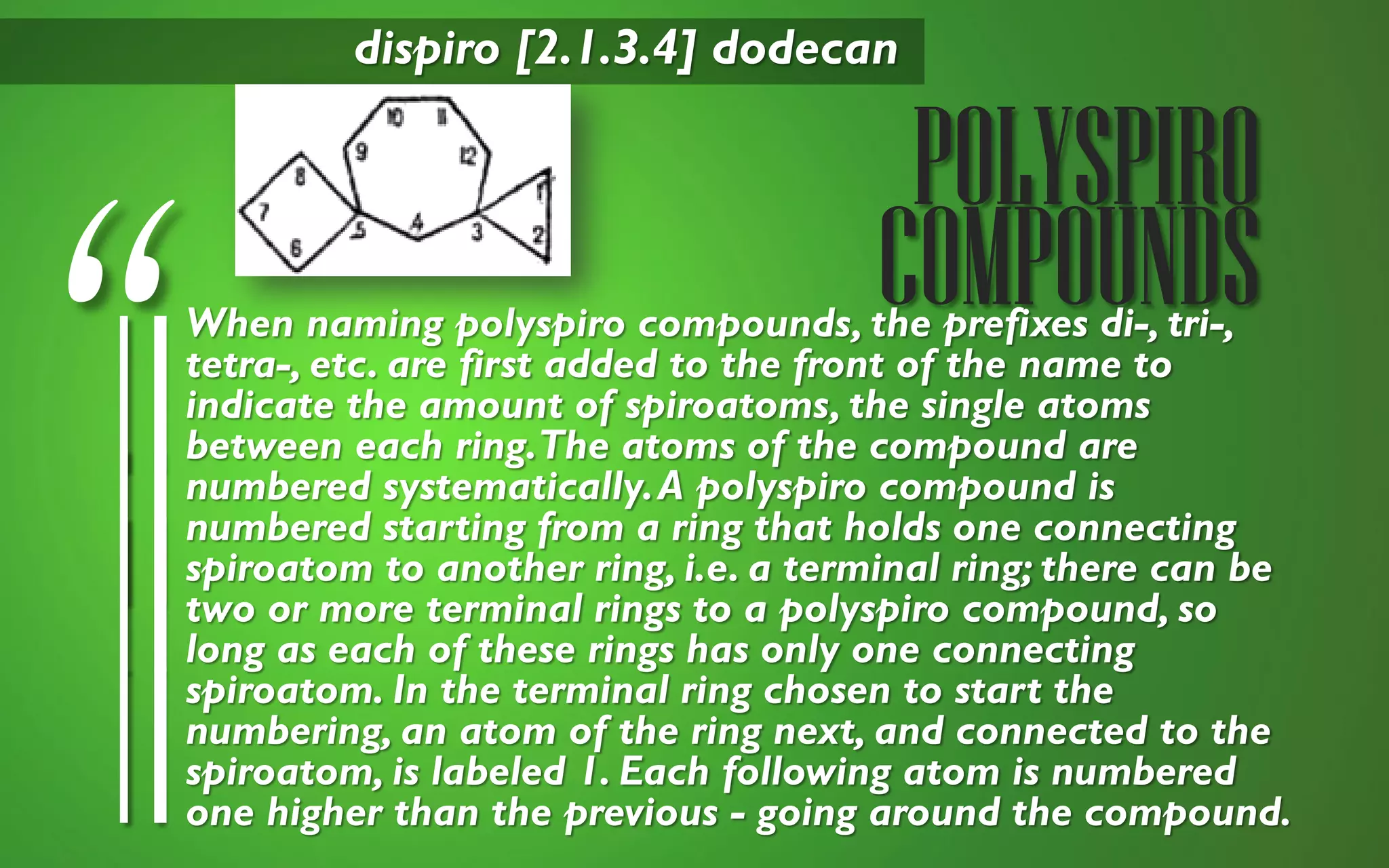 Spirocompounds | PDF