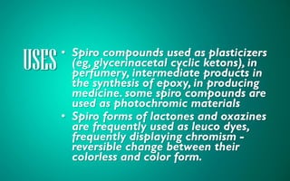 Spirocompounds | PDF