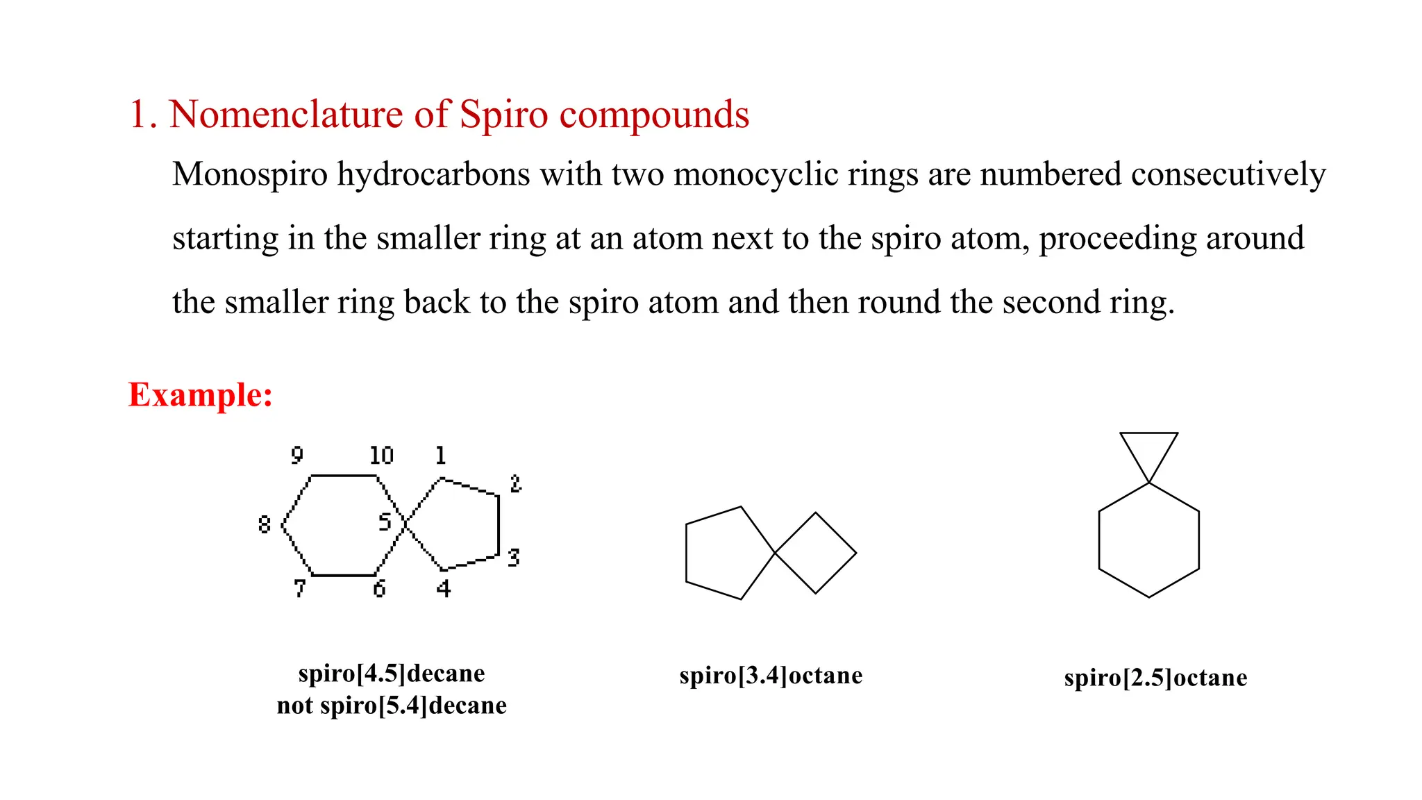 spiro compounds.pptx organic chemistry stiro | PPTX