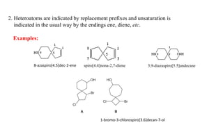 spiro compounds.pptx organic chemistry stiro | PPTX