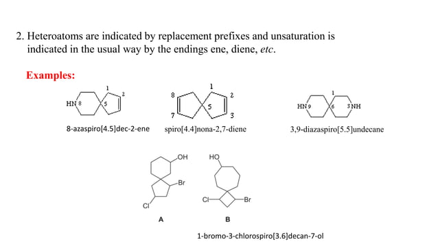 spiro compounds.pptx organic chemistry stiro | PPTX