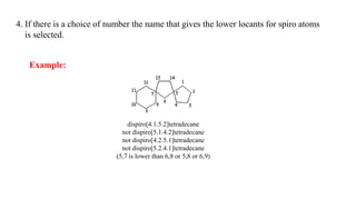 spiro compounds.pptx organic chemistry stiro | PPTX