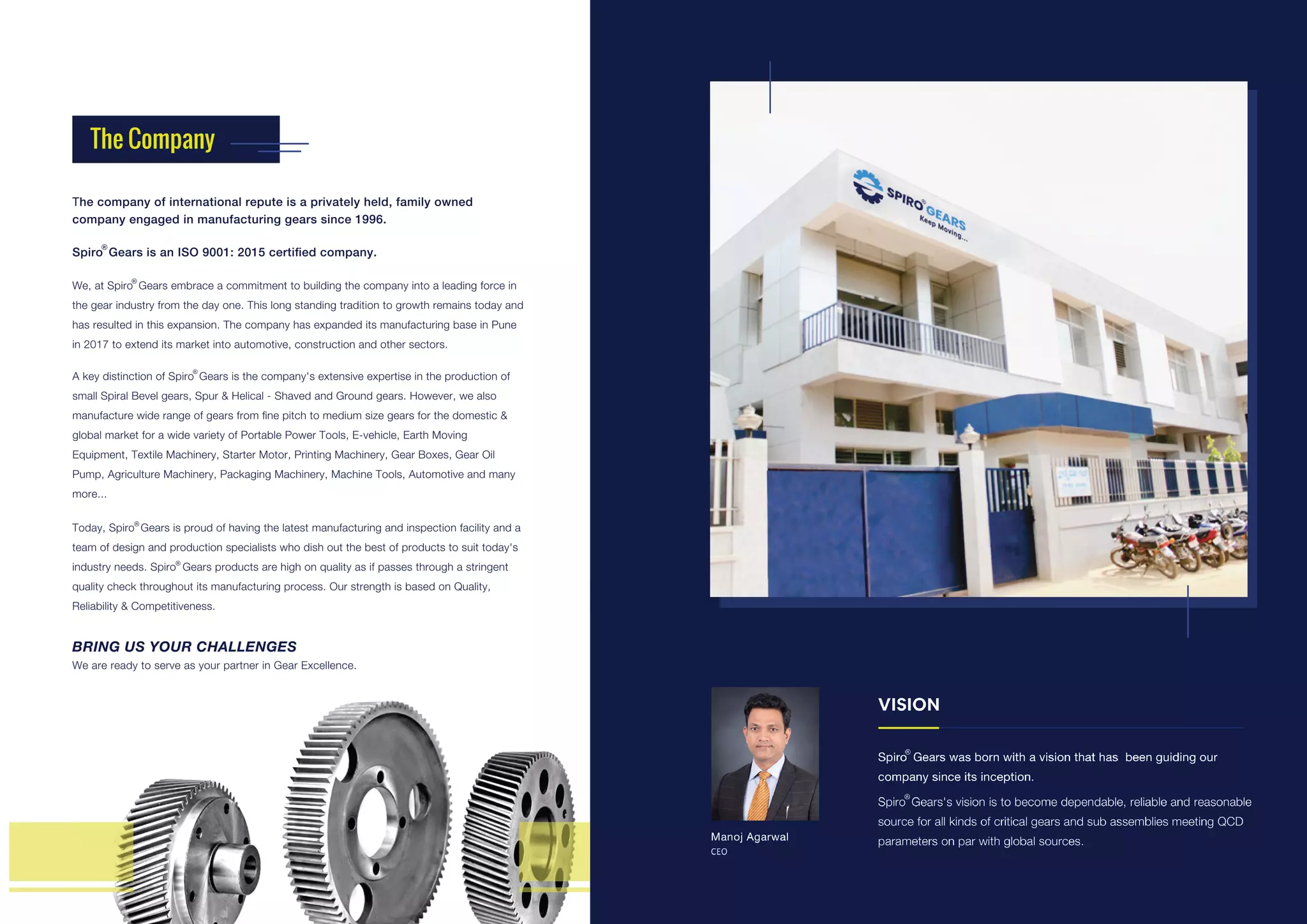Spiro Gear Corporate Brochure | PDF