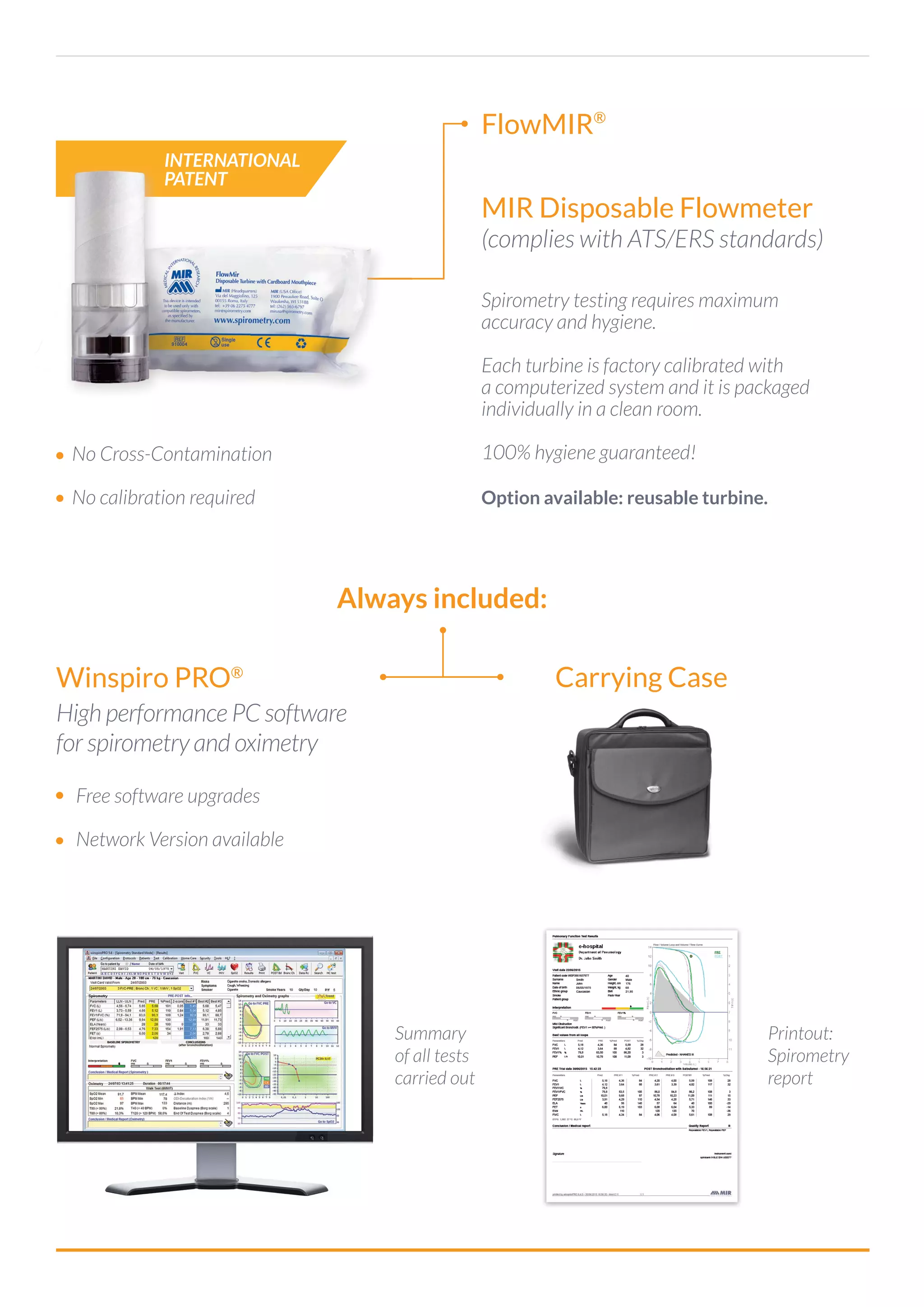 Spirolab Spirometer with Oximetry option | PDF