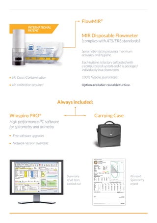 Spirolab Spirometer with Oximetry option | PDF