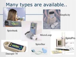 Spirometer- Usage and Maintenance | PPTX
