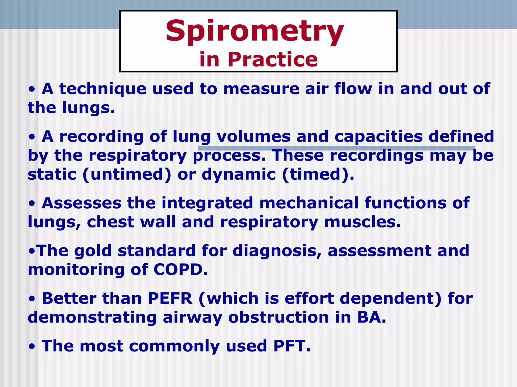 Spirometry | PPT
