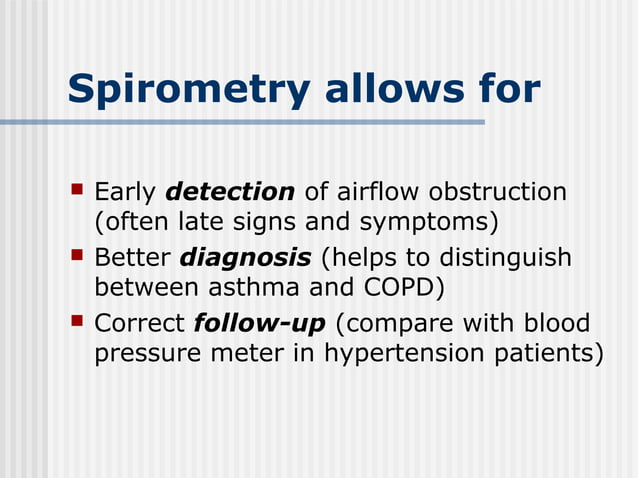 Spirometry | PPT