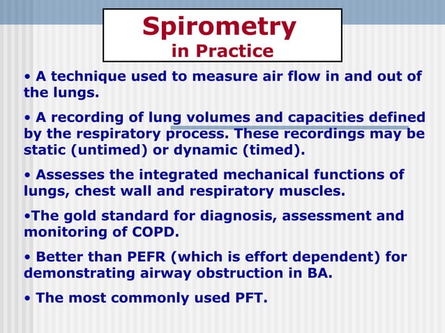 Spirometry | PPT