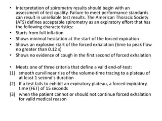 Spirometry | PPTX