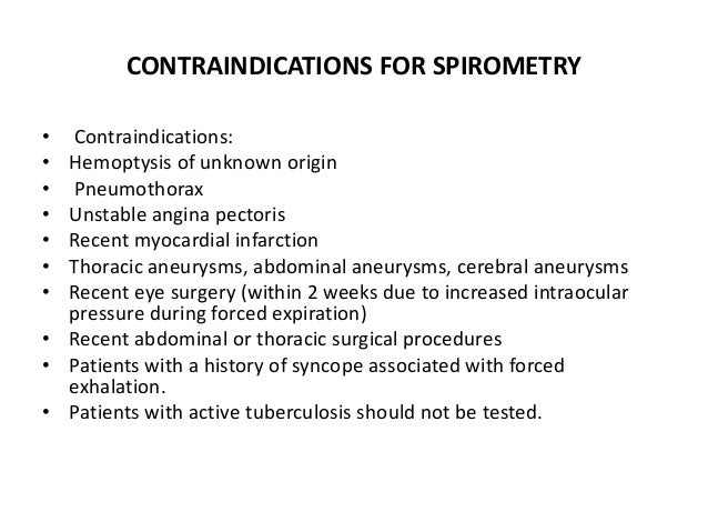 Spirometry