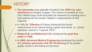 Spirometry | PPTX
