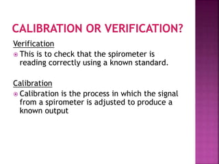 Spirometry | PPTX