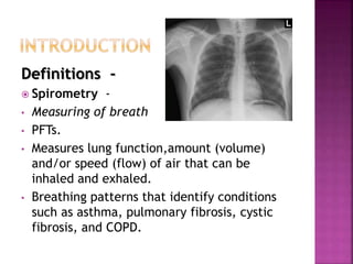 Spirometry | PPTX