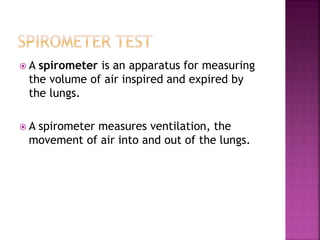 Spirometry | PPTX