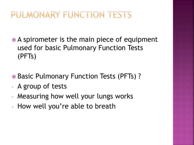 Spirometry | PPTX