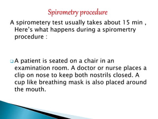 Spirometry | PPTX | Lung and Respiratory Health | Diseases and Conditions