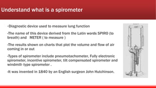 Spirometry | PPTX