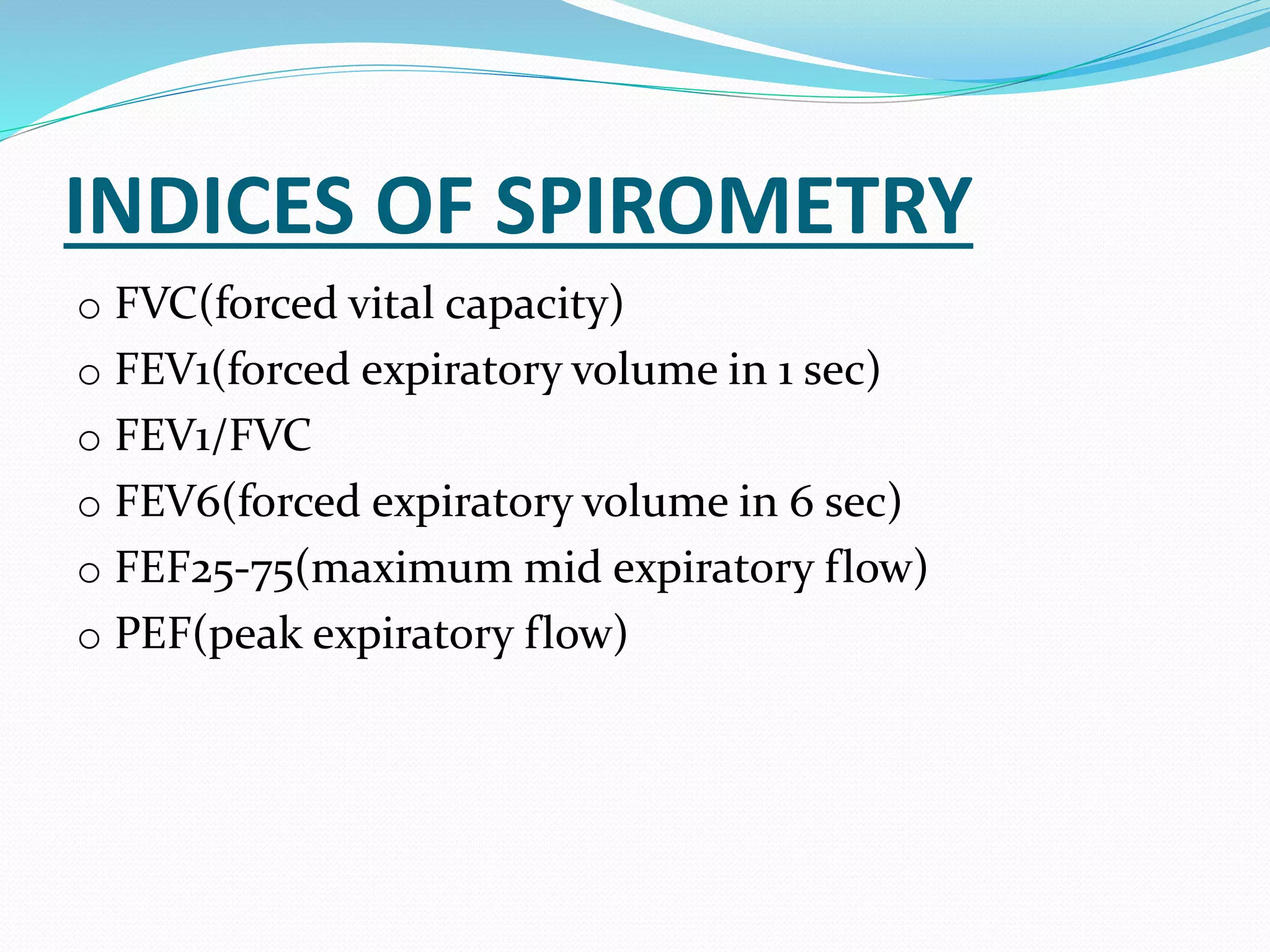 Spirometry | PPTX