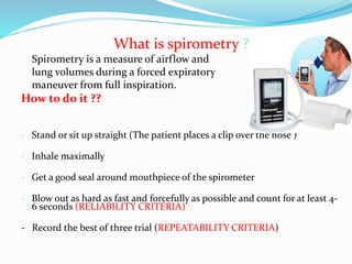 Spirometry | PPTX