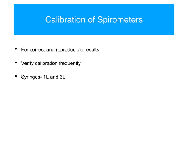 Spirometry | PPTX