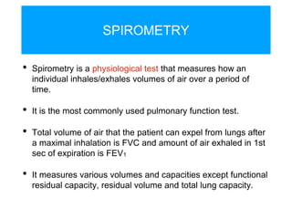 Spirometry | PPTX
