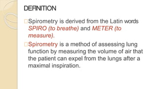 Spirometry | PPTX