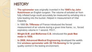 Spirometry | PPTX