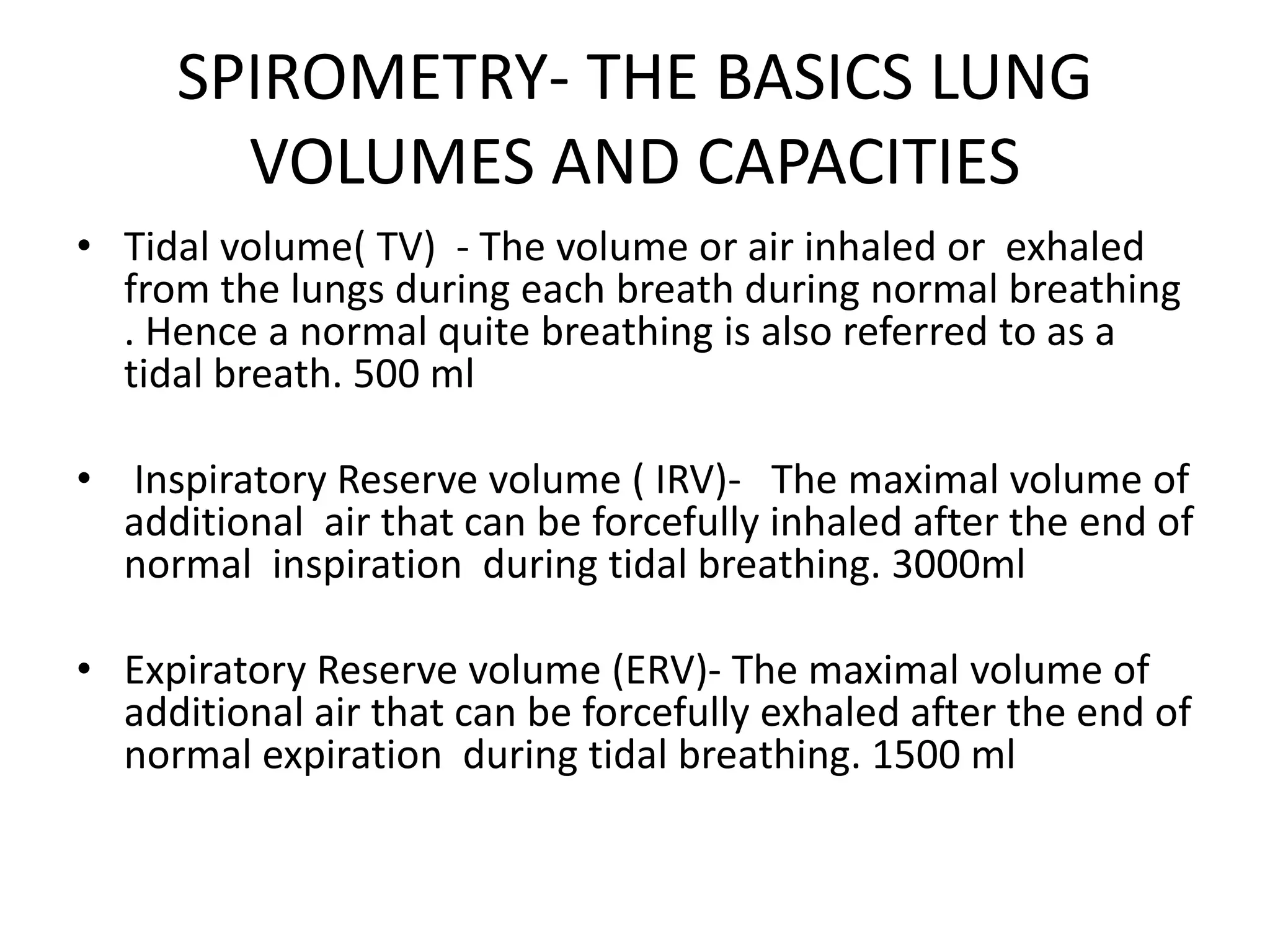 Spirometry | PPTX