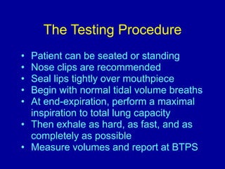 Information About Spirometry | Jindal Chest Clinic | PPT