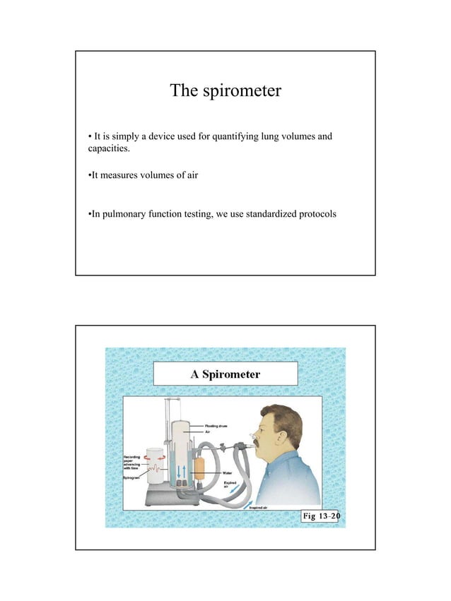 Spirometry2300 | PPT | Free Download