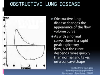 Spirometry and peak flow metry in bronchial asthma | PPTX