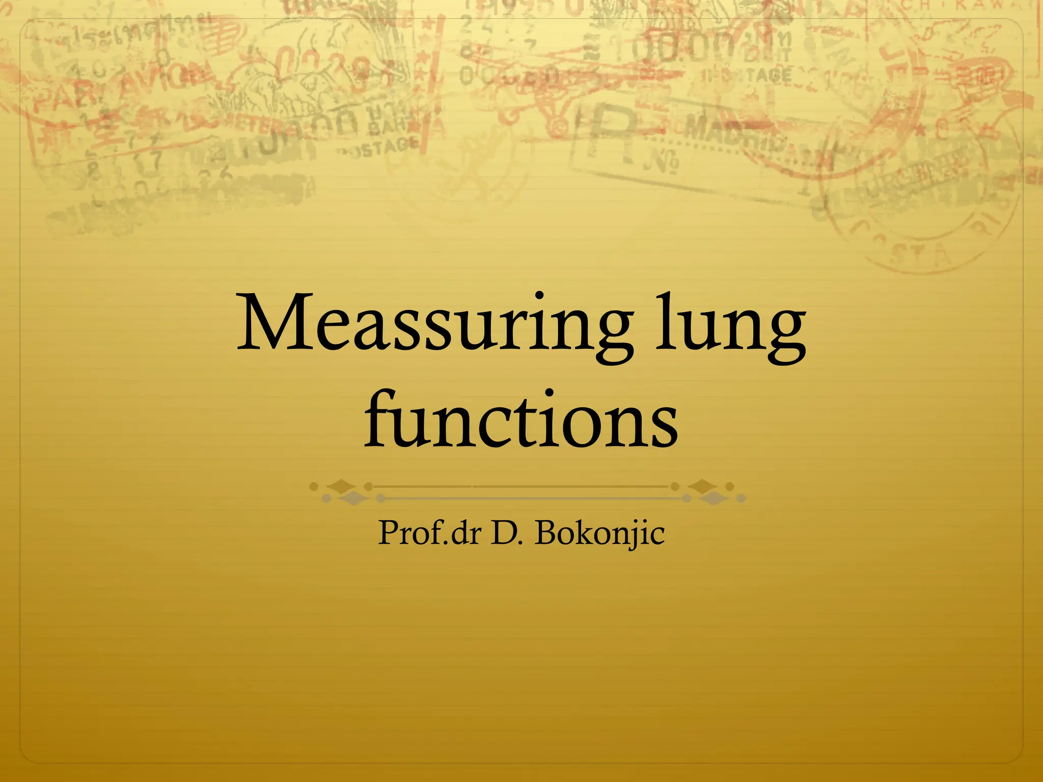 Spirometry is test of lung function.ppt