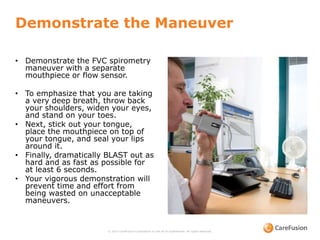 Spirometry for Primary Care Physician Office | PPTX