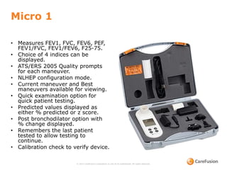 Spirometry for Primary Care Physician Office | PPTX