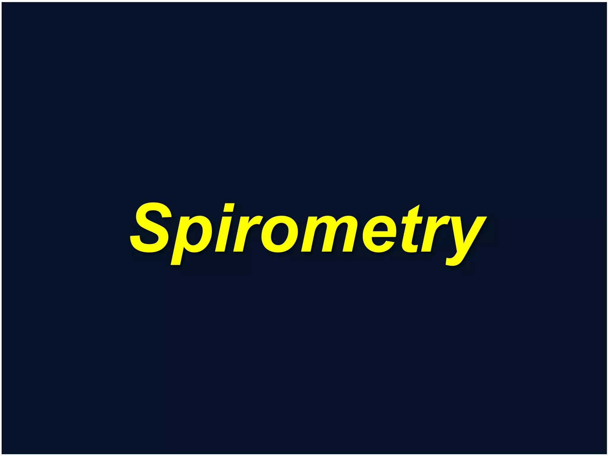 Spirometry in children | PPT