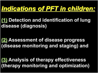 Spirometry in children | PPT