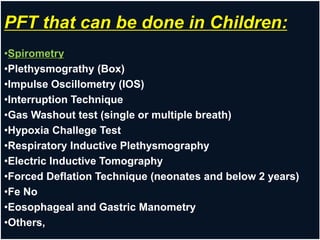 Spirometry in children | PPT