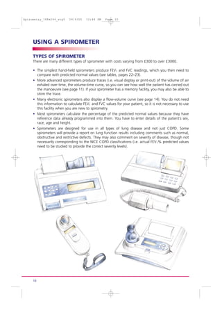 Spirometry in practice(1) | PDF