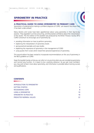 Spirometry in practice(1) | PDF