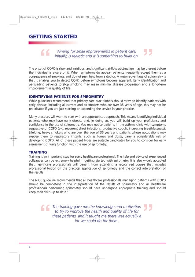 Spirometry in practice(1) | PDF