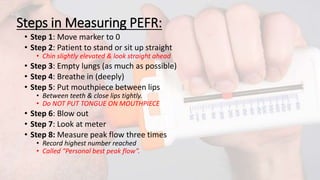 Spirometry vs Peak expiratory flow rate | PPTX