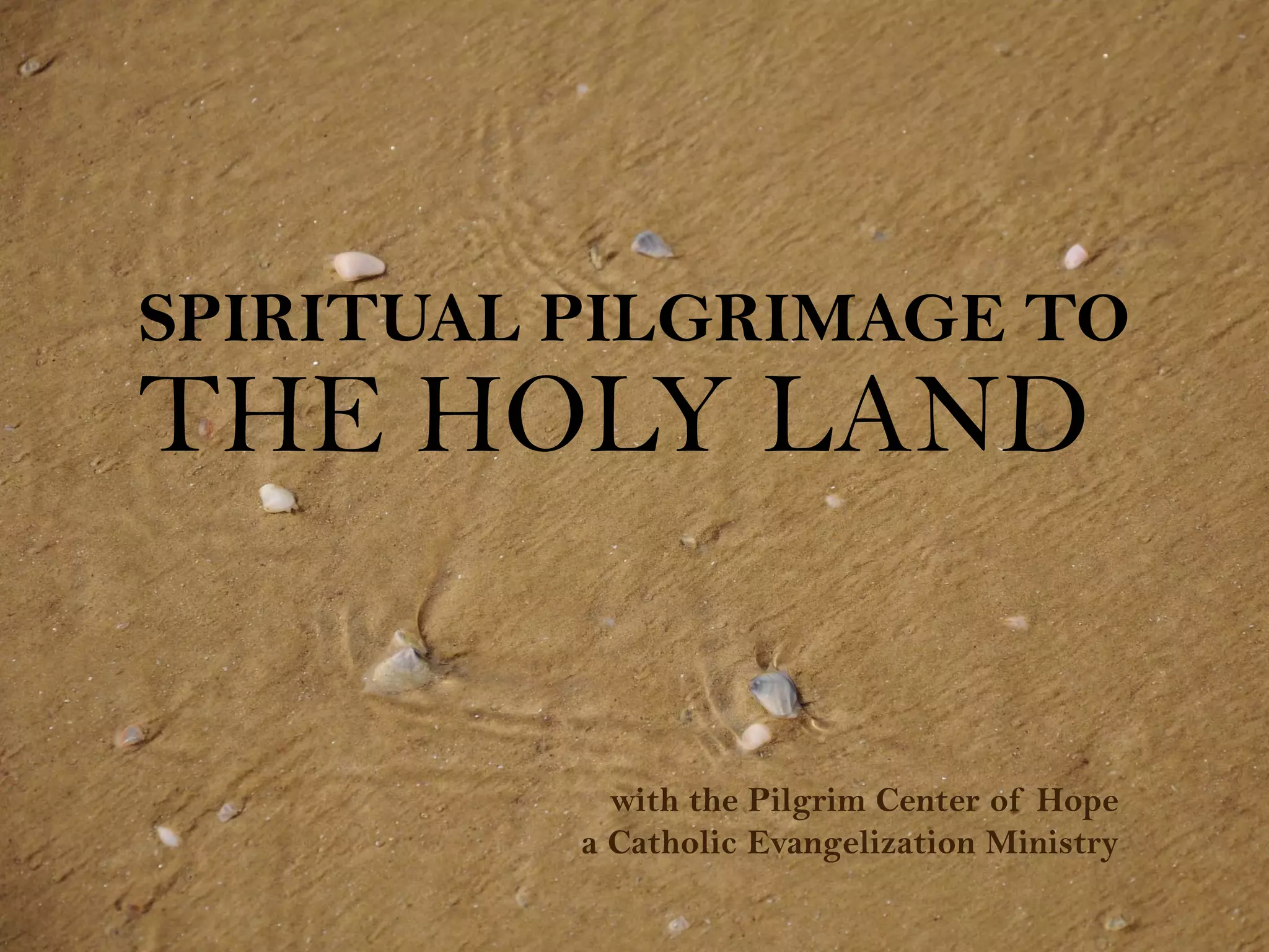 Intro to Spiritual Pilgrimage | PDF
