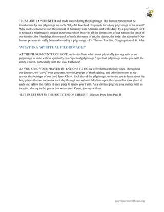 Intro, Spiritual Pilgrimage - Text | PDF