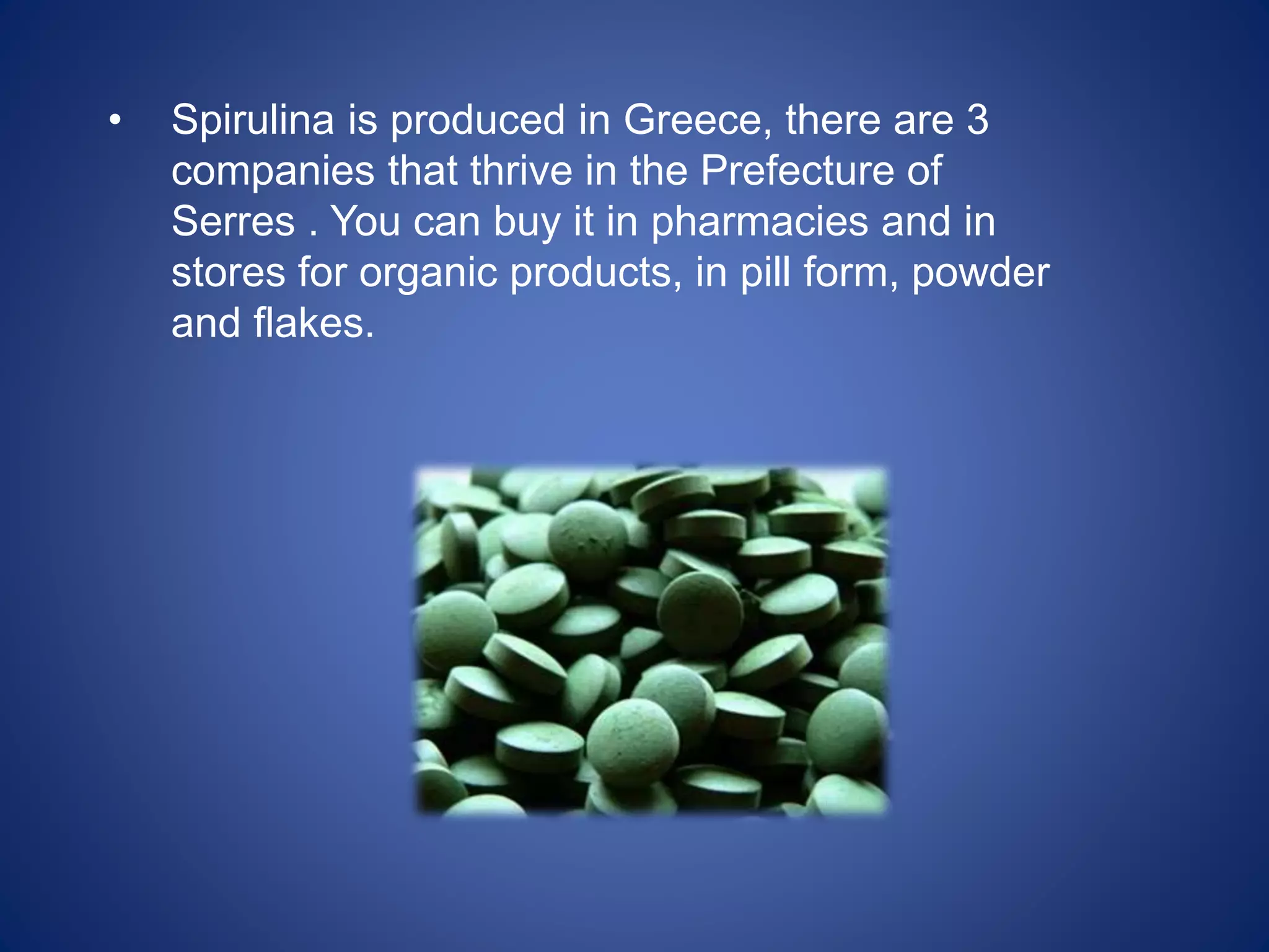 Spirulina of Serres | PPTX