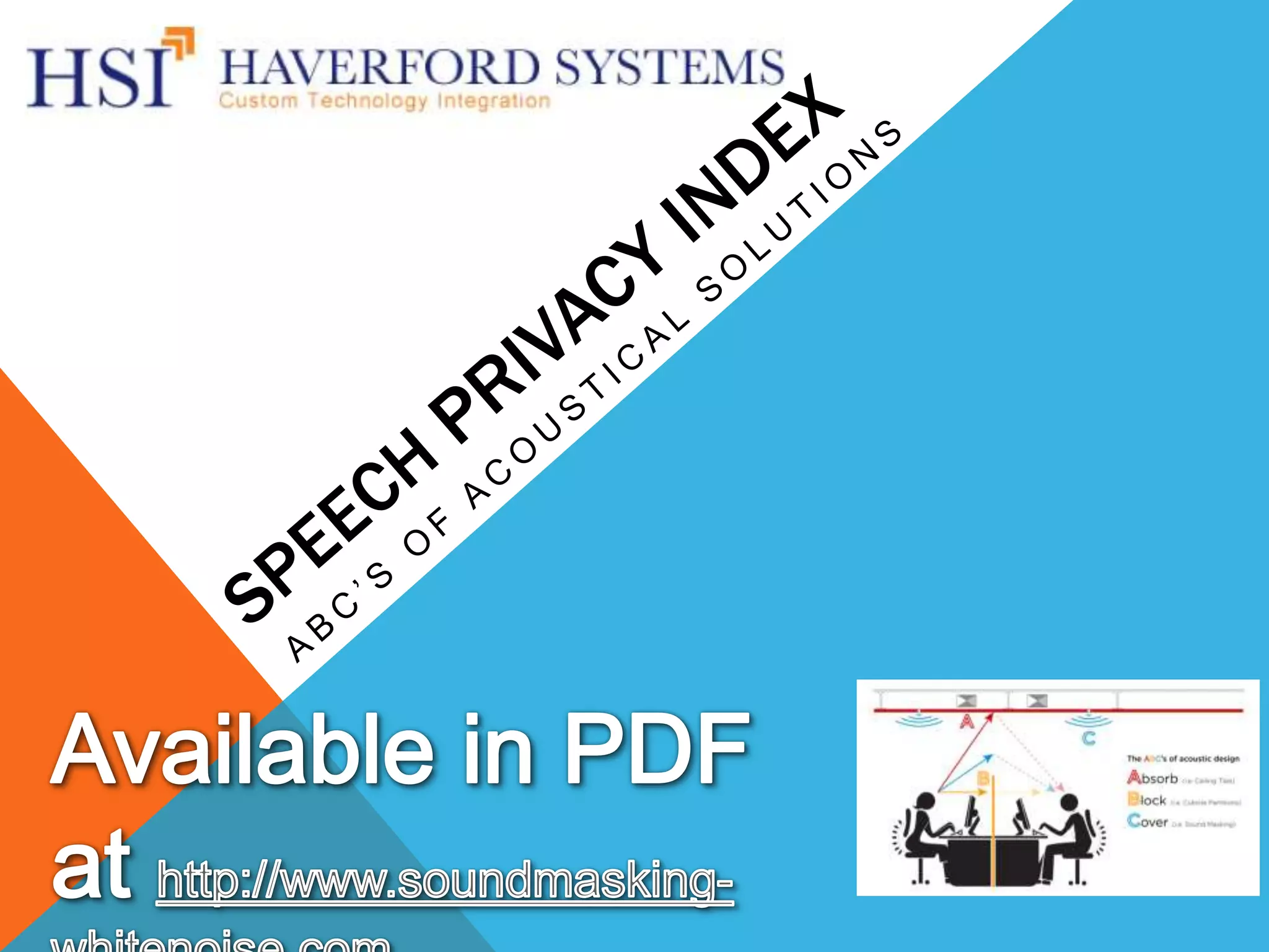 Spi Speech Privacy Index | PPTX