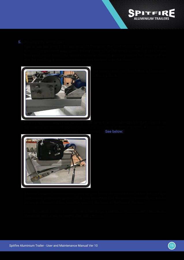 SPITFIRE ALUMINIUM BOAT TRAILER USER & MAINTENANCE MANUAL | PDF