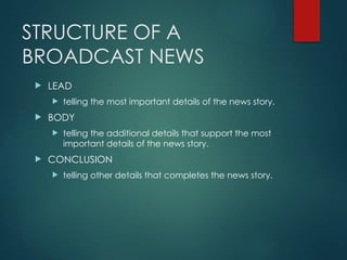 Spj-BROADCASTING SCRIPT POWERPOINT PRESE | PPTX