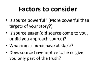 Using unnamed sources | PPT